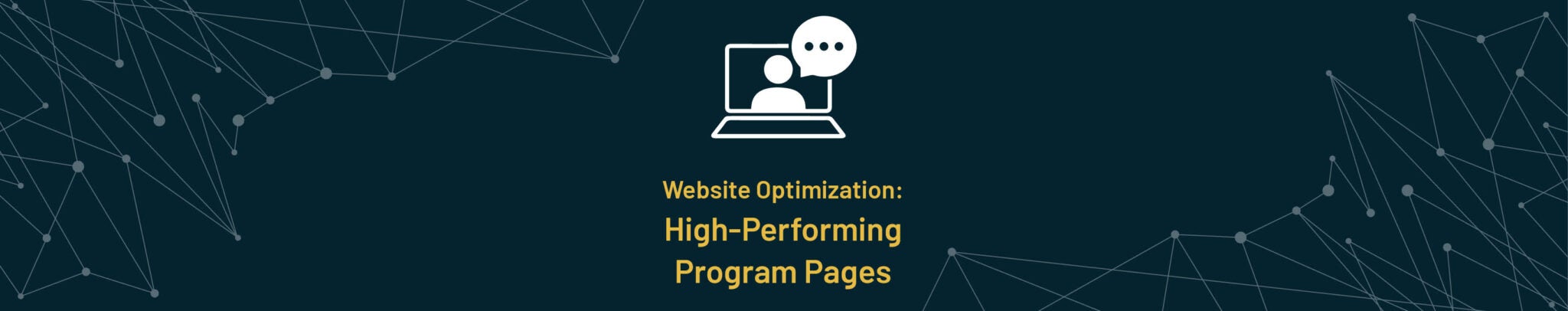 Website Optimization Developing And Optimizing High Performing Program